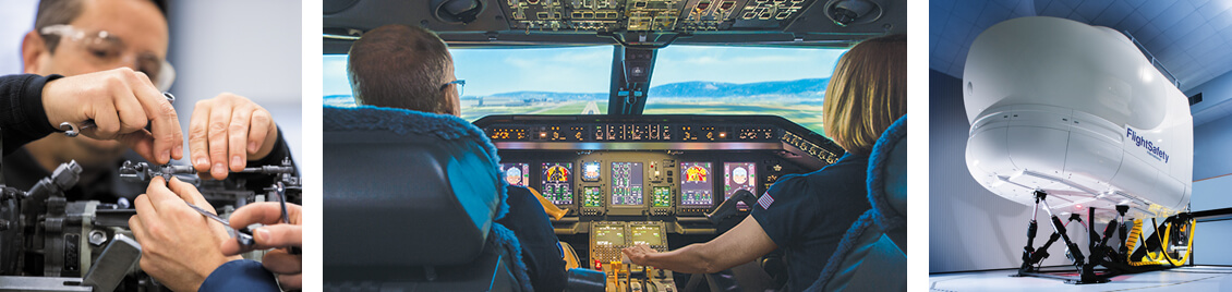FlightSafety pilot and maintenance training for Embraer Legacy 600-650